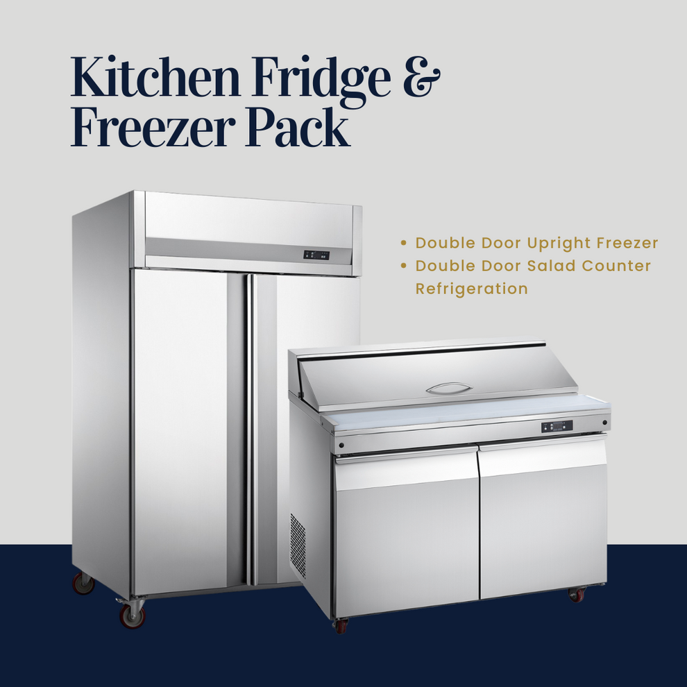Kitchen Prep Counter & Freezer Bundle | DS Refrigeration